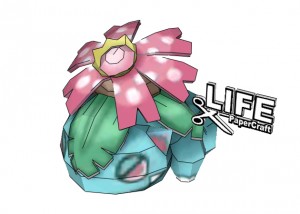 Chibi Pokemon Venusaur - Kit168 - Shop Đồ Chơi Mô Hình Giấy Papercraft Toy