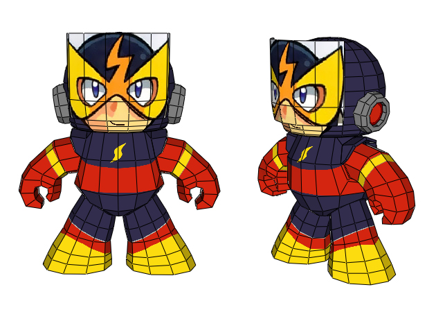 Elec Man - Mega Man - Kit168 - Shop Đồ Chơi Mô Hình Giấy Papercraft Toy Elec Man - Mega Man - Kit168 - Shop Đồ Chơi Mô Hình Giấy Papercraft Toy