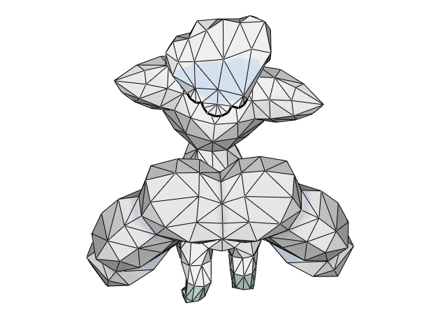 Pokemon Alolan Vulpix - Kit168 - Shop Đồ Chơi Mô Hình Giấy Papercraft Toy