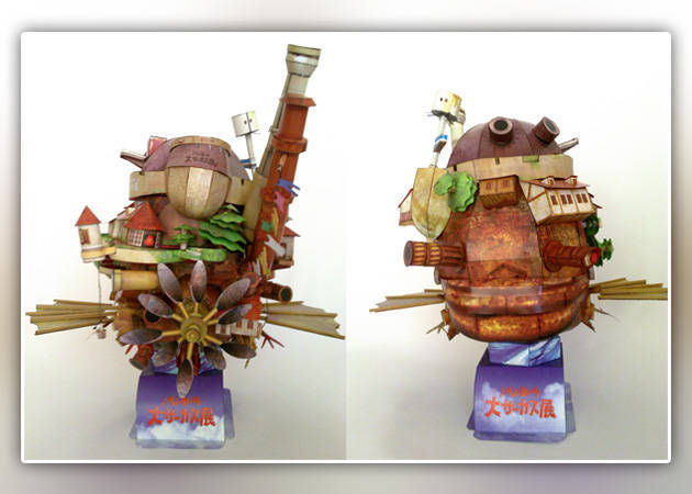 Howl's Moving Castle ver 2 - Kit168 - Shop Đồ Chơi Mô Hình Giấy ...