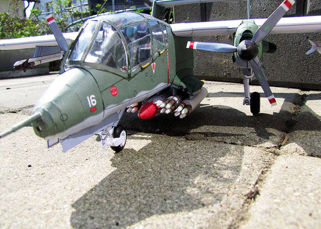 Bronco OV-10 - Kit168 - Shop Đồ Chơi Mô Hình Giấy Papercraft Toy