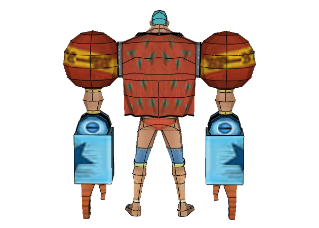 Franky timeskip - One Piece - Kit168 - Shop Đồ Chơi Mô Hình Giấy ...