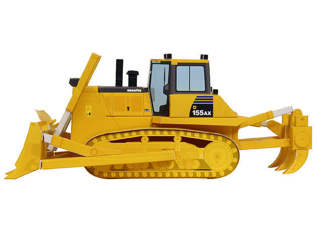 Bulldozer ver 2 - Kit168 Đồ Chơi Mô Hình Giấy Download Miễn Phí - Free ...