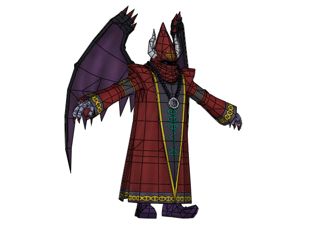 Digimon Daemon - Kit168 - Shop Đồ Chơi Mô Hình Giấy Papercraft Toy