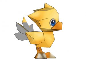 Chibi Chocobo - Final Fantasy - Kit168 - Shop Đồ Chơi Mô Hình Giấy ...