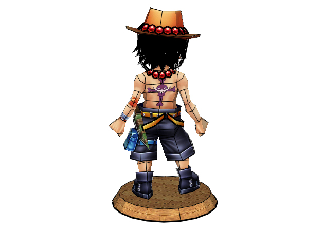 Chibi Portgas D. Ace - One Piece - Kit168 - Shop Đồ Chơi Mô Hình Giấy ...
