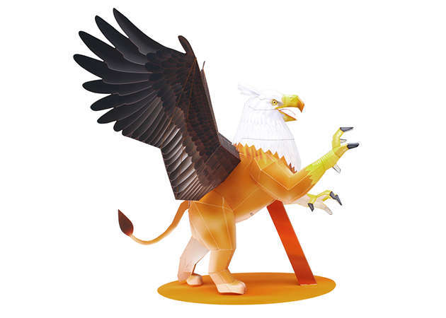 Griffin - Kit168 - Shop Đồ Chơi Mô Hình Giấy Papercraft Toy