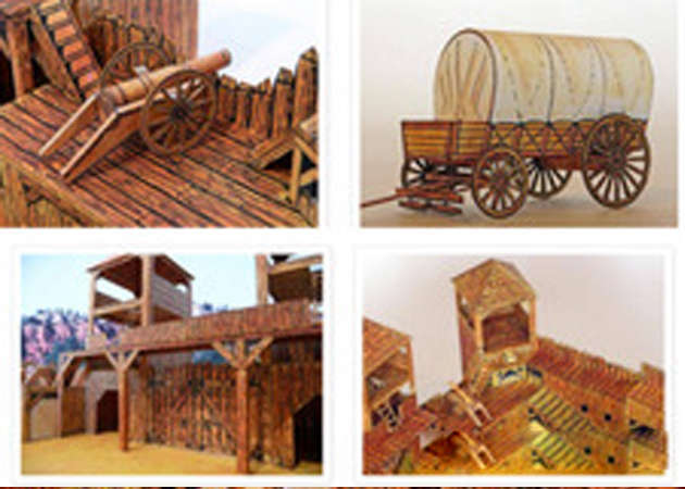 Western Fort - Forte Apache - Kit168 - Shop Đồ Chơi Mô Hình Giấy ...