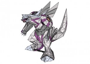 Pokemon Palkia ver 2 - Kit168 - Shop Đồ Chơi Mô Hình Giấy Papercraft Toy