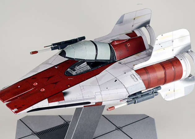 Star Wars A-wing - Kit168 - Shop Đồ Chơi Mô Hình Giấy Papercraft Toy