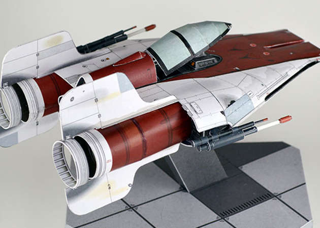 Star Wars A-wing - Kit168 - Shop Đồ Chơi Mô Hình Giấy Papercraft Toy