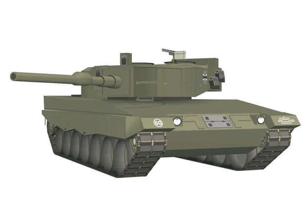 Xe tăng Leopard 2A4 - Kit168 - Shop Đồ Chơi Mô Hình Giấy Papercraft Toy
