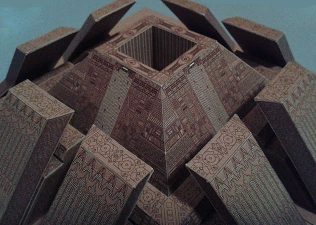 Blade Runner Tyrell Building - Kit168 - Shop Đồ Chơi Mô Hình Giấy ...