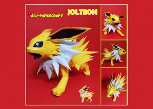 Pokemon Jolteon - Kit168 - Shop Đồ Chơi Mô Hình Giấy Papercraft Toy