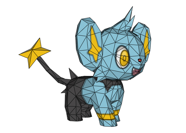 Pokemon Shinx - Kit168 - Shop Đồ Chơi Mô Hình Giấy Papercraft Toy