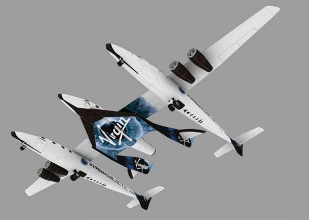 SpaceShipTwo and White Knight II - Kit168 - Shop Đồ Chơi Mô Hình Giấy ...