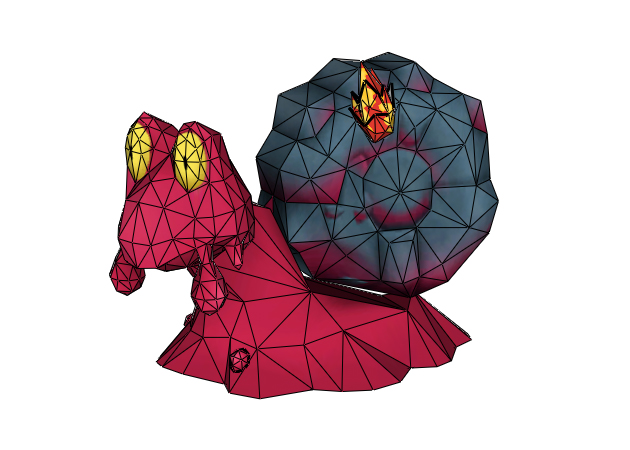 pokemon-magcargo-1 - Kit168 - Shop Đồ Chơi Mô Hình Giấy Papercraft Toy