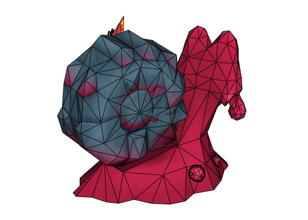 Pokemon Magcargo - Kit168 - Shop Đồ Chơi Mô Hình Giấy Papercraft Toy