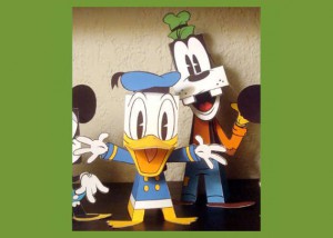 Goofy & Donald - Disney - Kit168 - Shop Đồ Chơi Mô Hình Giấy Papercraft Toy