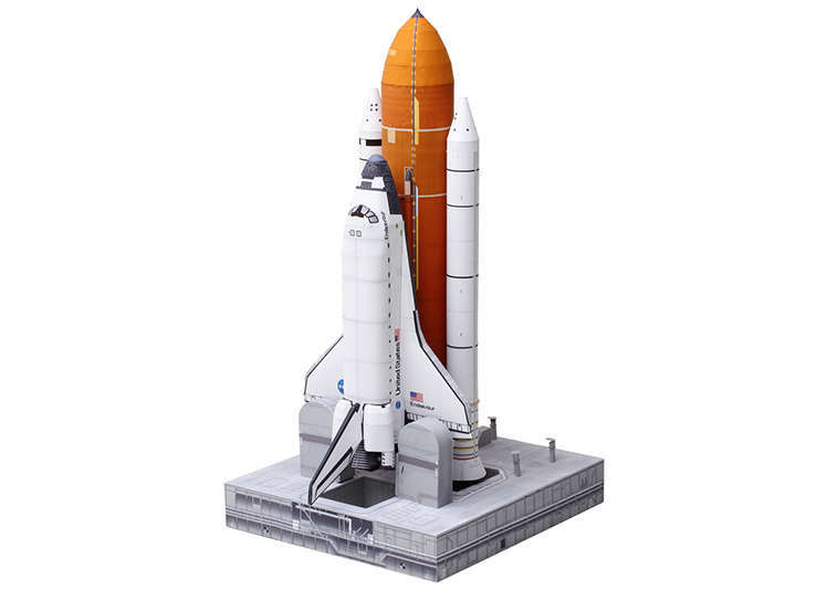 Space Shuttle Fuel Tank and Rocket Set - Kit168 Đồ Chơi Mô Hình Giấy ...