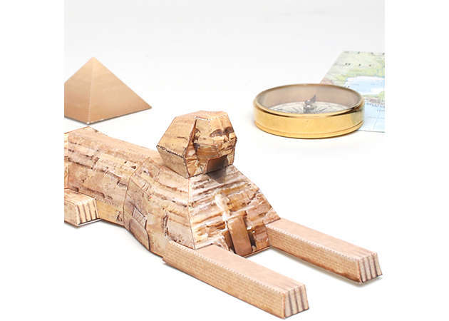 Sphinx Mini - Ai Cập - Kit168 - Shop Đồ Chơi Mô Hình Giấy Papercraft Toy