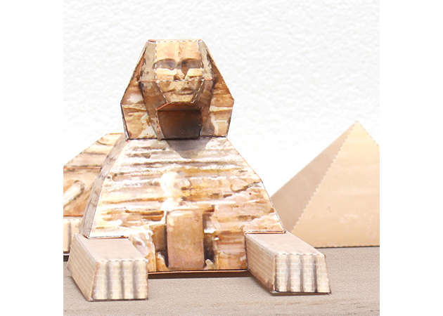 Sphinx Mini - Ai Cập - Kit168 - Shop Đồ Chơi Mô Hình Giấy Papercraft Toy