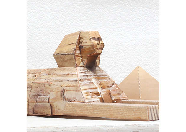 Sphinx Mini - Ai Cập - Kit168 Đồ Chơi Mô Hình Giấy Download Miễn Phí ...