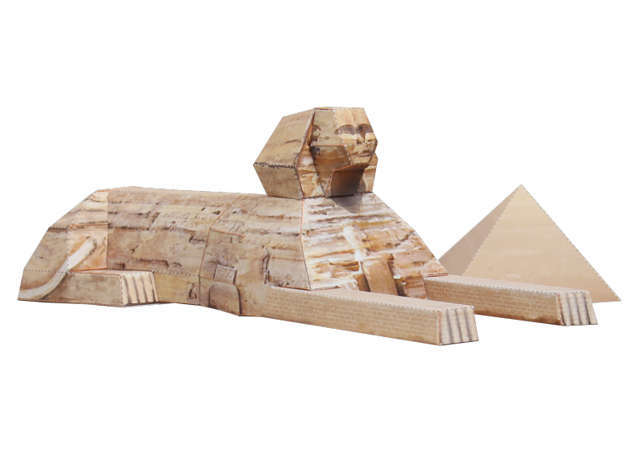 Sphinx Mini - Ai Cập - Kit168 Đồ Chơi Mô Hình Giấy Download Miễn Phí ...