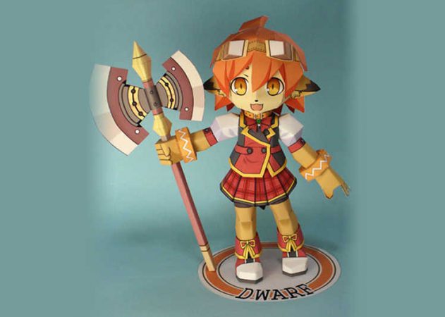 Female Dwarf - Class of Heroes - Kit168 - Shop Đồ Chơi Mô Hình Giấy ...