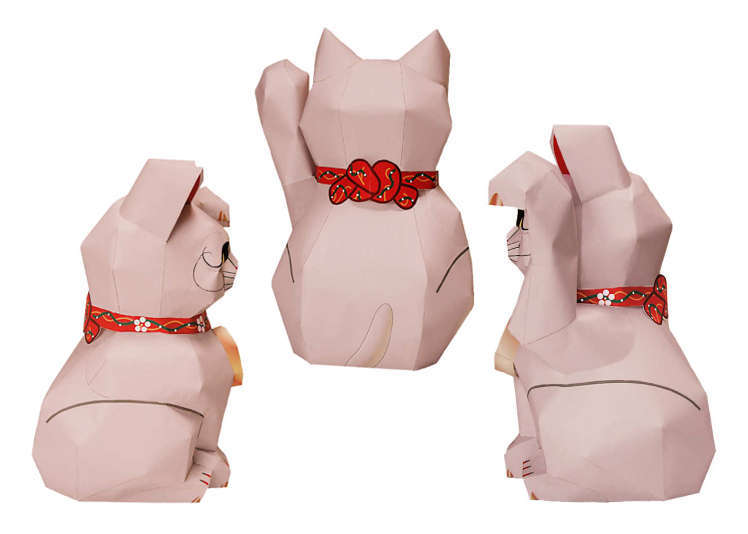 Lucky Cat - Beckoning People - Kit168 - Shop Đồ Chơi Mô Hình Giấy ...