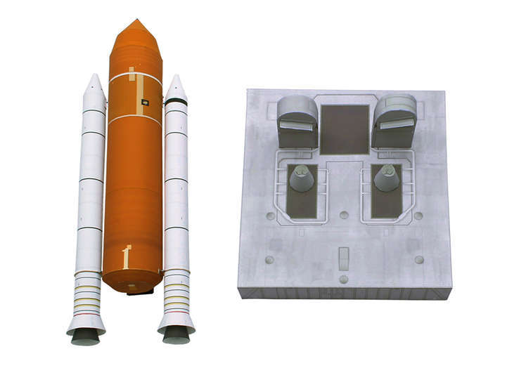 Space Shuttle Fuel Tank and Rocket Set ver 2 - Kit168 - Shop Đồ Chơi Mô ...
