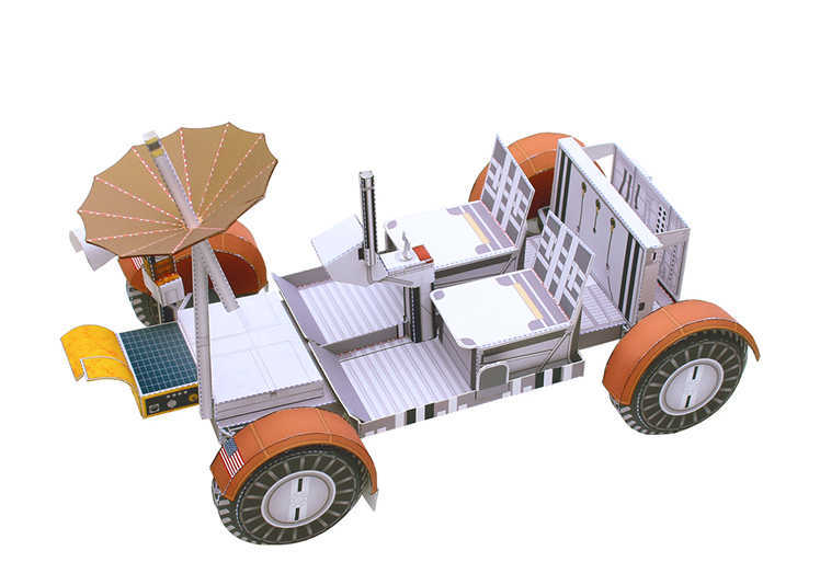 Lunar Roving Vehicle - Kit168 - Shop Đồ Chơi Mô Hình Giấy Papercraft Toy
