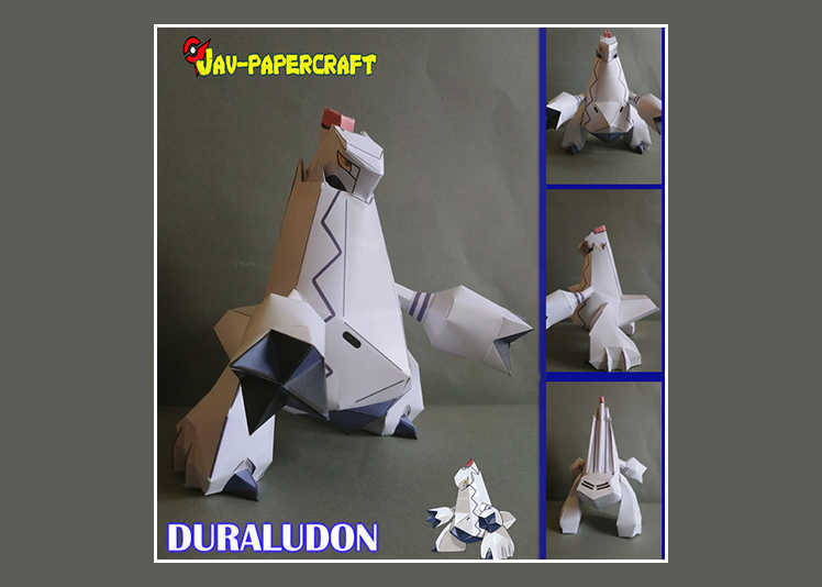 Pokemon Duraludon - Kit168 - Shop Đồ Chơi Mô Hình Giấy Papercraft Toy