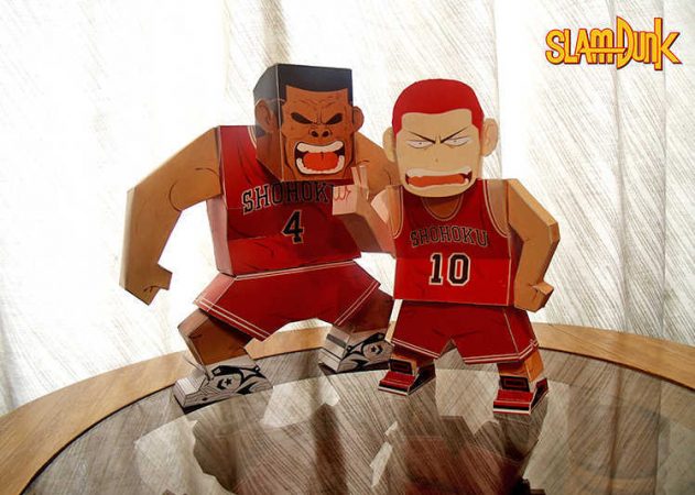 Chibi Hanamichi Sakuragi - Slam Dunk - Kit168 Đồ Chơi Mô Hình Giấy ...