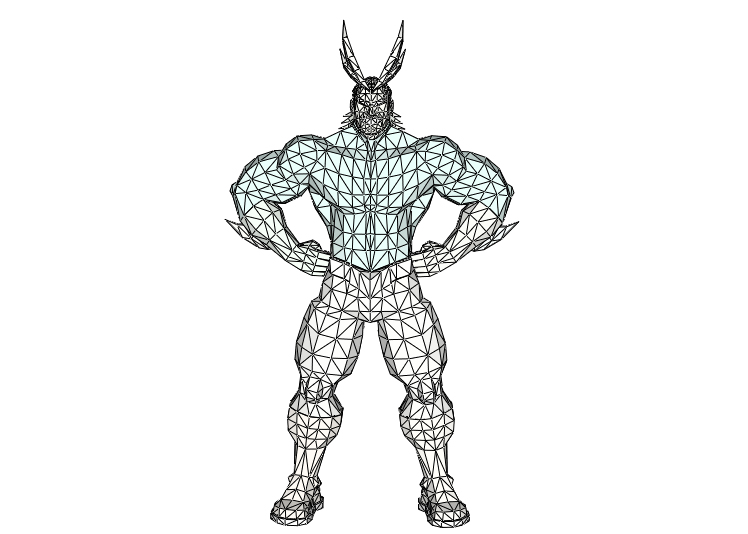 All Might - My Hero Academia - Kit168 - Shop Đồ Chơi Mô Hình Giấy ...