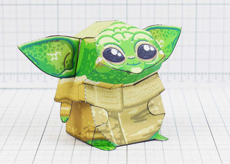 Baby Yoda - Star Wars - Kit168 - Shop Đồ Chơi Mô Hình Giấy Papercraft Toy