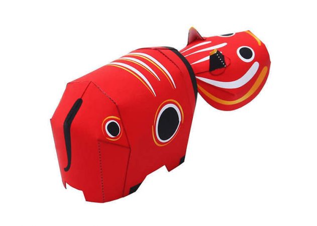 Akabeko - Kit168 - Shop Đồ Chơi Mô Hình Giấy Papercraft Toy