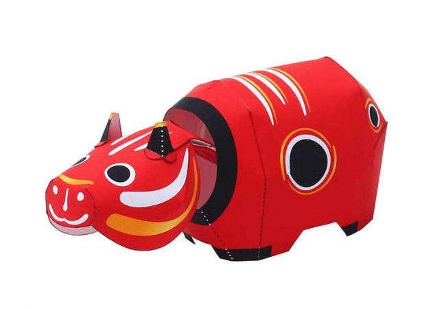 Akabeko - Kit168 - Shop Đồ Chơi Mô Hình Giấy Papercraft Toy