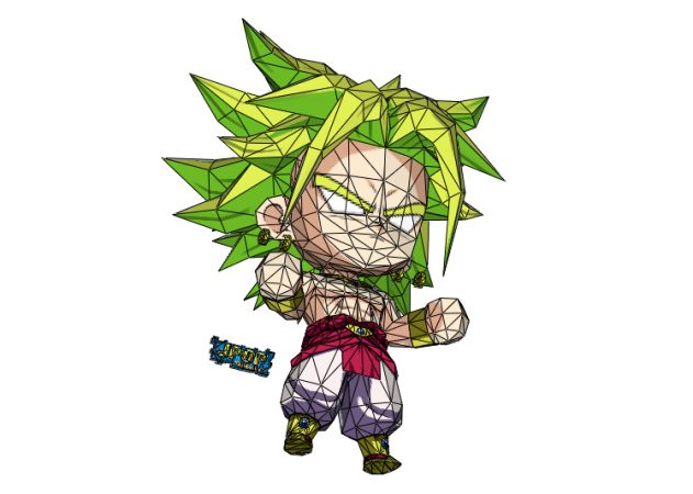 Broly SSJ Legendario - Dragon Ball - Kit168 - Shop Đồ Chơi Mô Hình Giấy ...