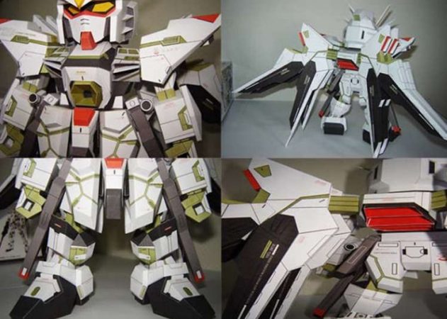 SD White Strike Freedom Gundam - Kit168 - Shop Đồ Chơi Mô Hình Giấy ...