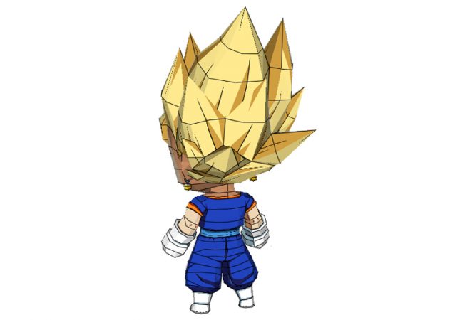 Chibi Vegito SSJ - Dragon Ball - Kit168 - Shop Đồ Chơi Mô Hình Giấy ...