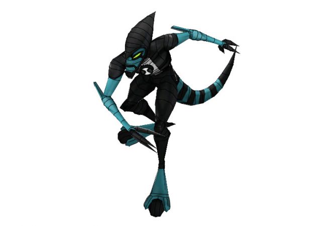 XLR8 - Ben 10 - Kit168 - Shop Đồ Chơi Mô Hình Giấy Papercraft Toy