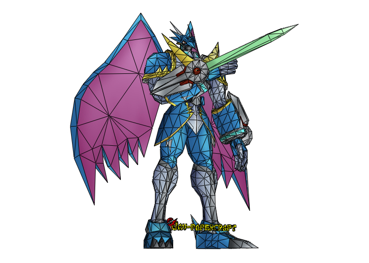 Digimon Ulforceveedramon - Kit168 - Shop Đồ Chơi Mô Hình Giấy ...