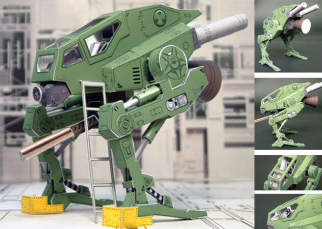 Gun Walker - Kit168 - Shop Đồ Chơi Mô Hình Giấy Papercraft Toy