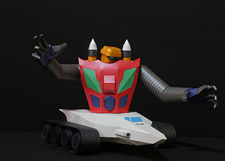 Shin Getter 3 Robot - Kit168 - Shop Đồ Chơi Mô Hình Giấy Papercraft Toy