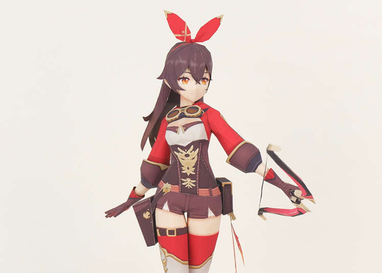 Amber - Genshin Impact - Kit168 - Shop Đồ Chơi Mô Hình Giấy Papercraft Toy