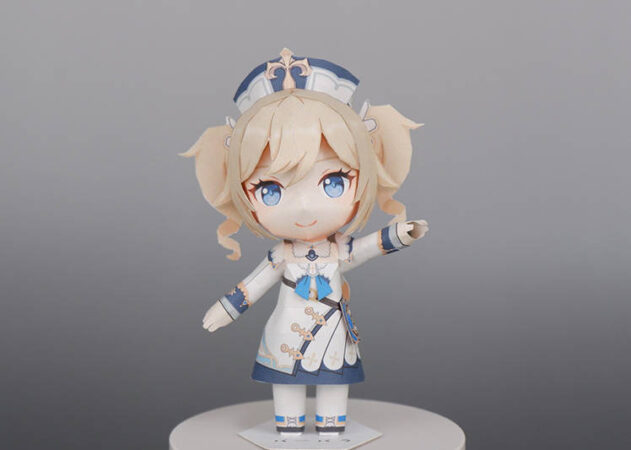 Chibi Barbara - Genshin Impact - Kit168 - Shop Đồ Chơi Mô Hình Giấy ...