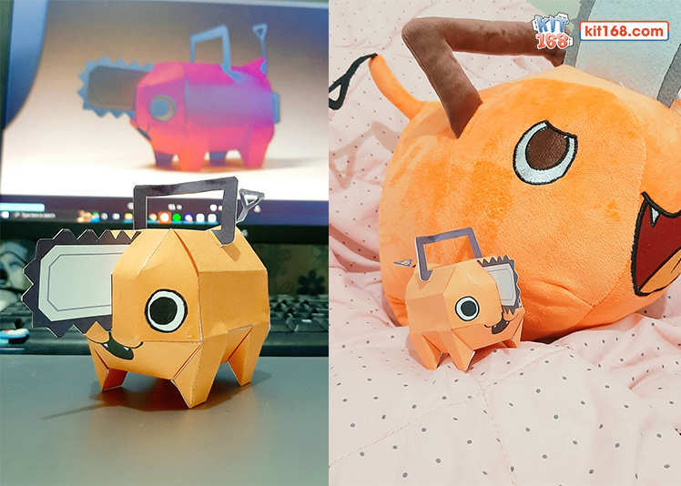 Pochita - Chainsaw Man - Kit168 - Shop Đồ Chơi Mô Hình Giấy Papercraft Toy