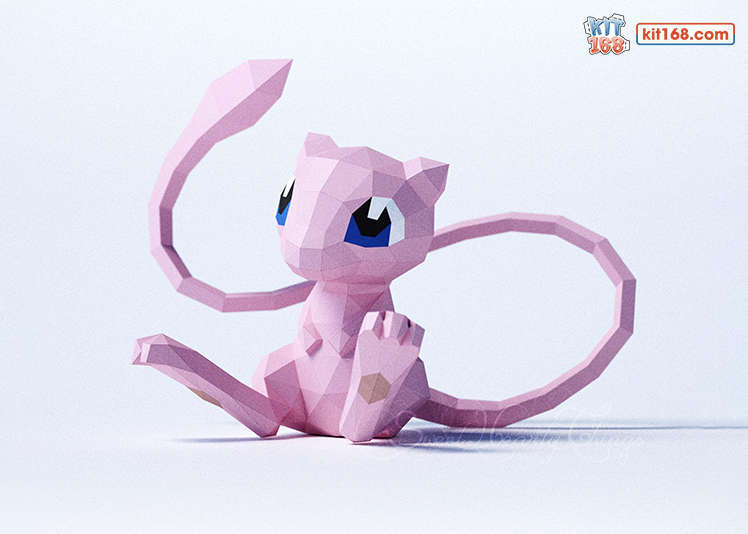 Pokemon Mew ver 2 - Kit168 - Shop Đồ Chơi Mô Hình Giấy Papercraft Toy