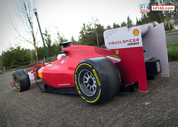 Ferrari F1 - Kit168 - Shop Đồ Chơi Mô Hình Giấy Papercraft Toy